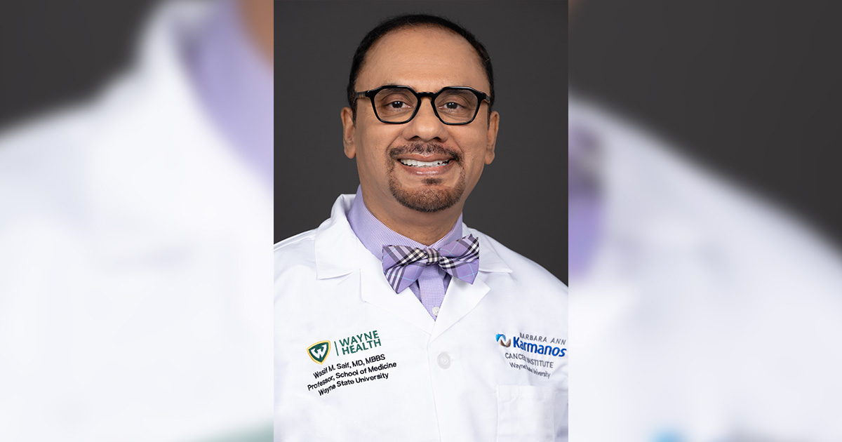 Karmanos Welcomes Wasif Saif, M.D., to Lead Phase I Clinical Trials | Karmanos News